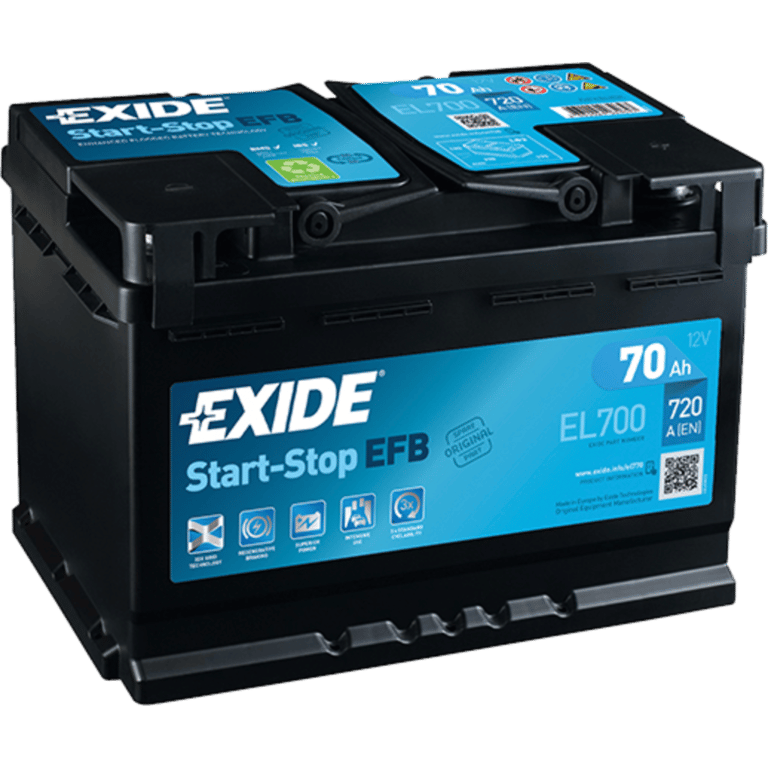 Battery Exide Efb EFB. EL700. 70Ah - 720A(EN) 12V. Box L3 ...